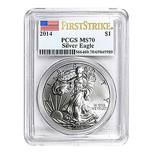 2014 American Silver Eagle First Strike $1 MS-70 PCGS