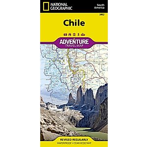 Chile Map (National Geographic Adventure Map, 3402)