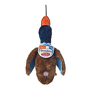 Hartz Nature's Collection Quackers Plush Duck Dog Toy - Large