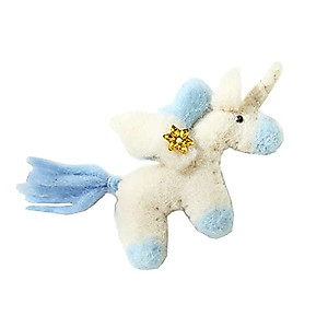 BESTOYARD Christmas Decor Wool Felt Ornament Hanging Pendant Unicorn Pendant Christmas Tree Accessories