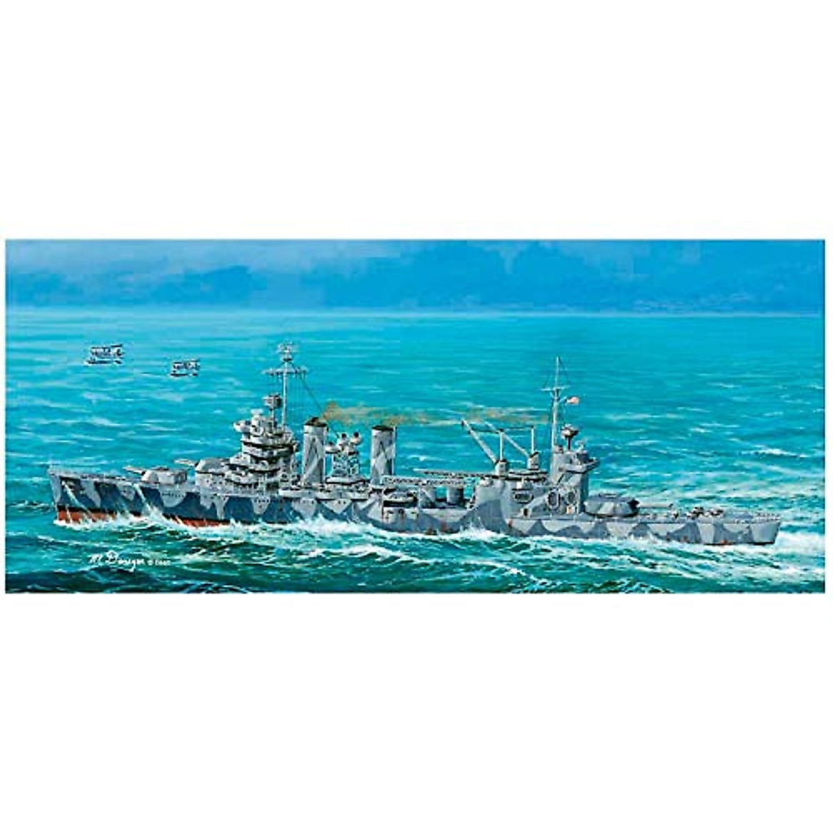 Trumpeter 1/700 USS Tuscaloosa CA37 New Orleans Class Heavy Cruiser Model Kit