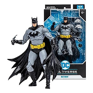 McFarlane Toys - DC Multiverse Batman (Hush) 7in Action Figure (Black & Grey)