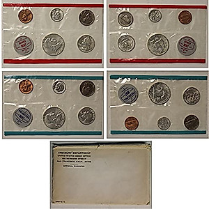 1963 P, D U.S. Mint - 10 Coin Uncirculated Set with Original Government Packaging Uncirculated