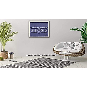 Let's Have A Moment of SCIENCE Periodic Table of Elements Chemistry Lab Decor Prints - 8 x 10 Unframed Print - Great Gift for Teachers, Librarians, Geeks, Scientists, Techies. Classroom Wall Art