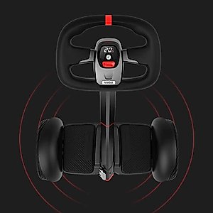 Segway Ninebot S-Max Smart Self-Balancing Electric Scooter, Dual 432W Motor, Max 23.6 Miles Range & 12.4MPH, Hoverboard with LED Light, Compatible with Gokart kit, Large