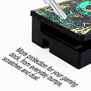 Yebowe Faceplate Cover for Nintendo Switch Charging Dock, Zelda Tears of The Kingdom Dock Cover, Anti Scratch Hard PC Shell Protective Panel for Switch Dock