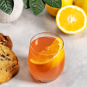 Godinger Double Old Fashioned Whiskey Glasses, Rocks Glasses, Glass Beverage Cups, European Made - 12oz, Set of 4