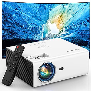 VACASSO Portable Projector 1080P Supported