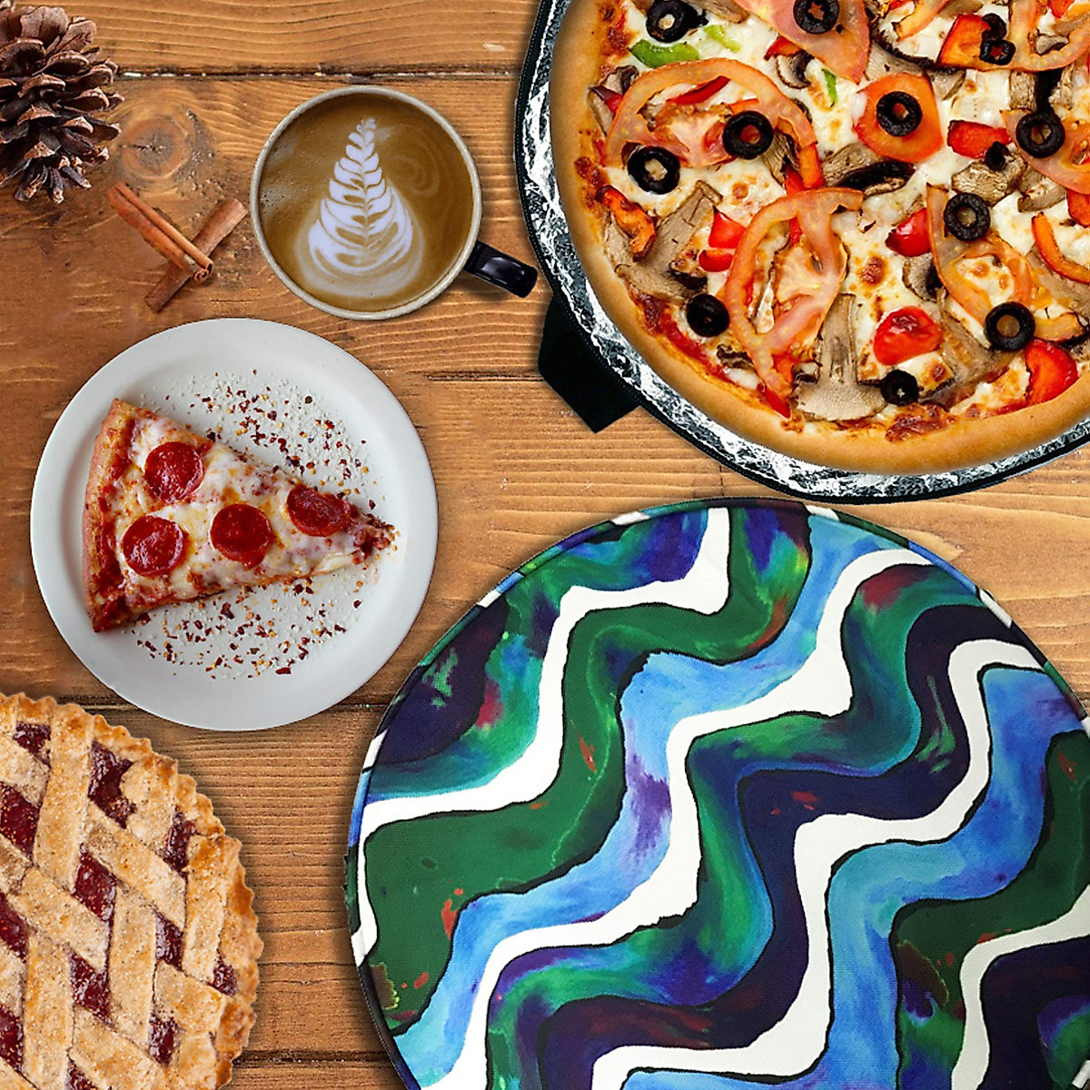 Pie Carrier, Round Casserole Carrier, Insulated Casserole Carrier, Casserole Carrier for Hot or Cold Food