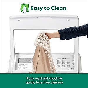 Furhaven Waterproof Throw Blanket for Dogs & Indoor Cats, Washable - Shaggy Plush Calming Long Faux Fur & Velvet Dog Blanket - Driftwood, Extra Large/XL