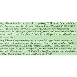 Hi Mountain Jerky Seasoning and Cure Kit - HICKORY BLEND. Create Delicious & Flavorful Jerky at Home (1 Box)