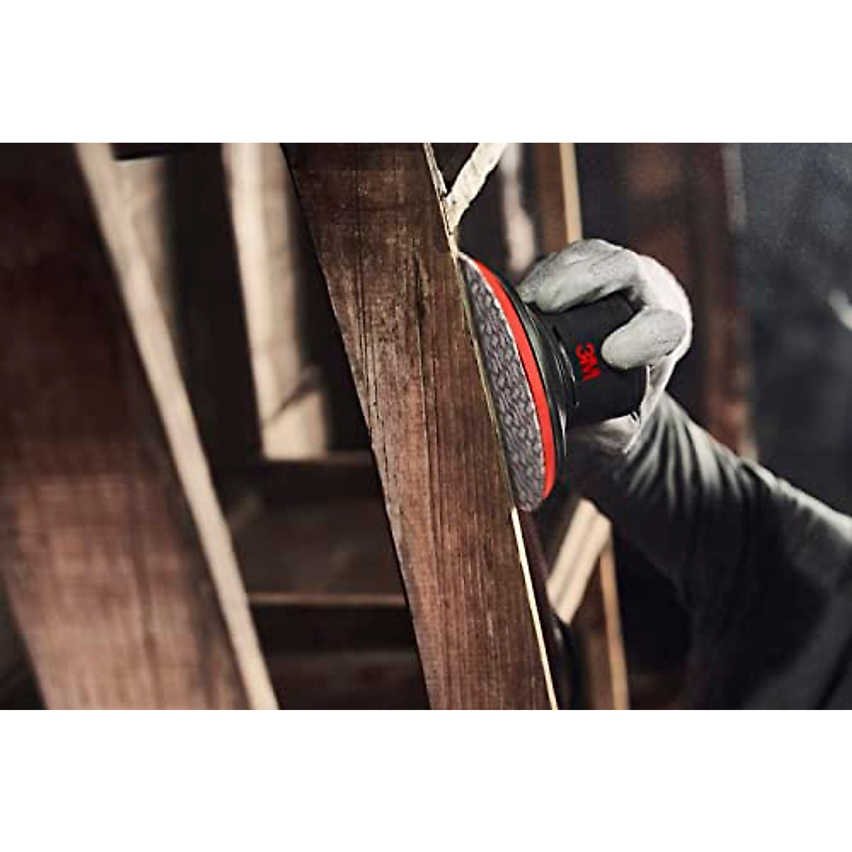 3M Random Orbital Sander, Xtract Pneumatic 88958, 6 in, Self-Generated Vacuum, 3/16 in Orbit, Ergonomic and Lightweight ROS, 209W Motor, Dust Extraction