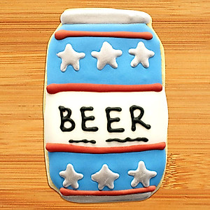 Soda Beer Can Cookie Cutter 4 Inch - Made in the USA – Cookie Cutters Tin Plated Steel Soda Beer Can Cookie Mold