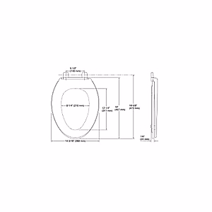 KOHLER K-4774-47 Brevia Elongated Toilet Seatwith Quick-Release Hinges and Quick-Attach Hardware for Easy Clean in Biscuit