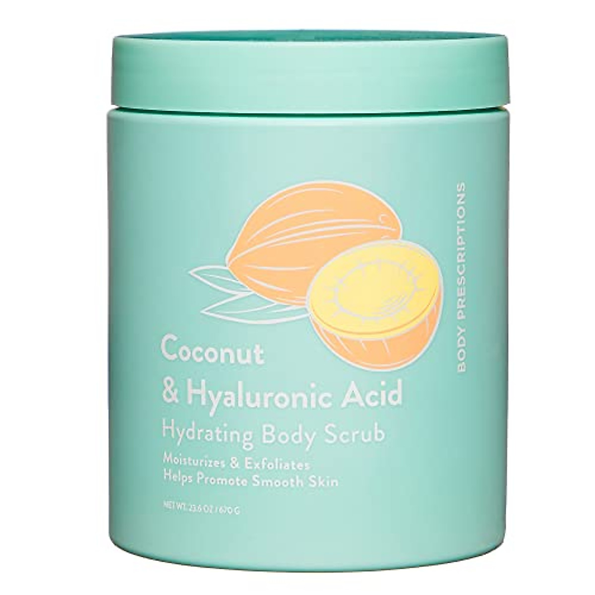 Body Prescriptions Coconut and Hyaluronic Acid Hydrating Body Scrub