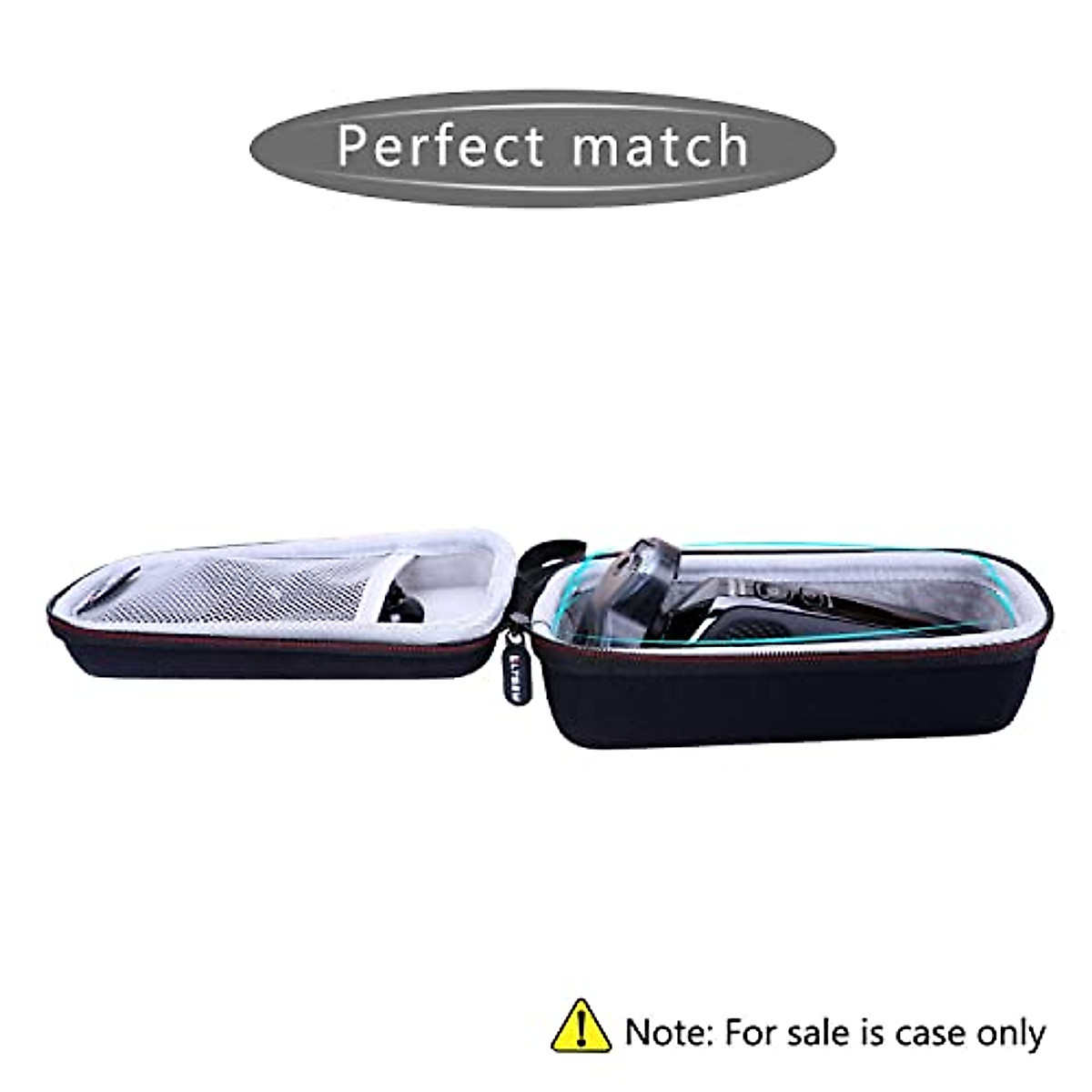 LTGEM Hard Travel Case for Philips Norelco Men Shaver Razor 2100/2300/3500/6800/3100/5500/5100/5300/5700/6880 Wet Electric Shaver, S6880/81