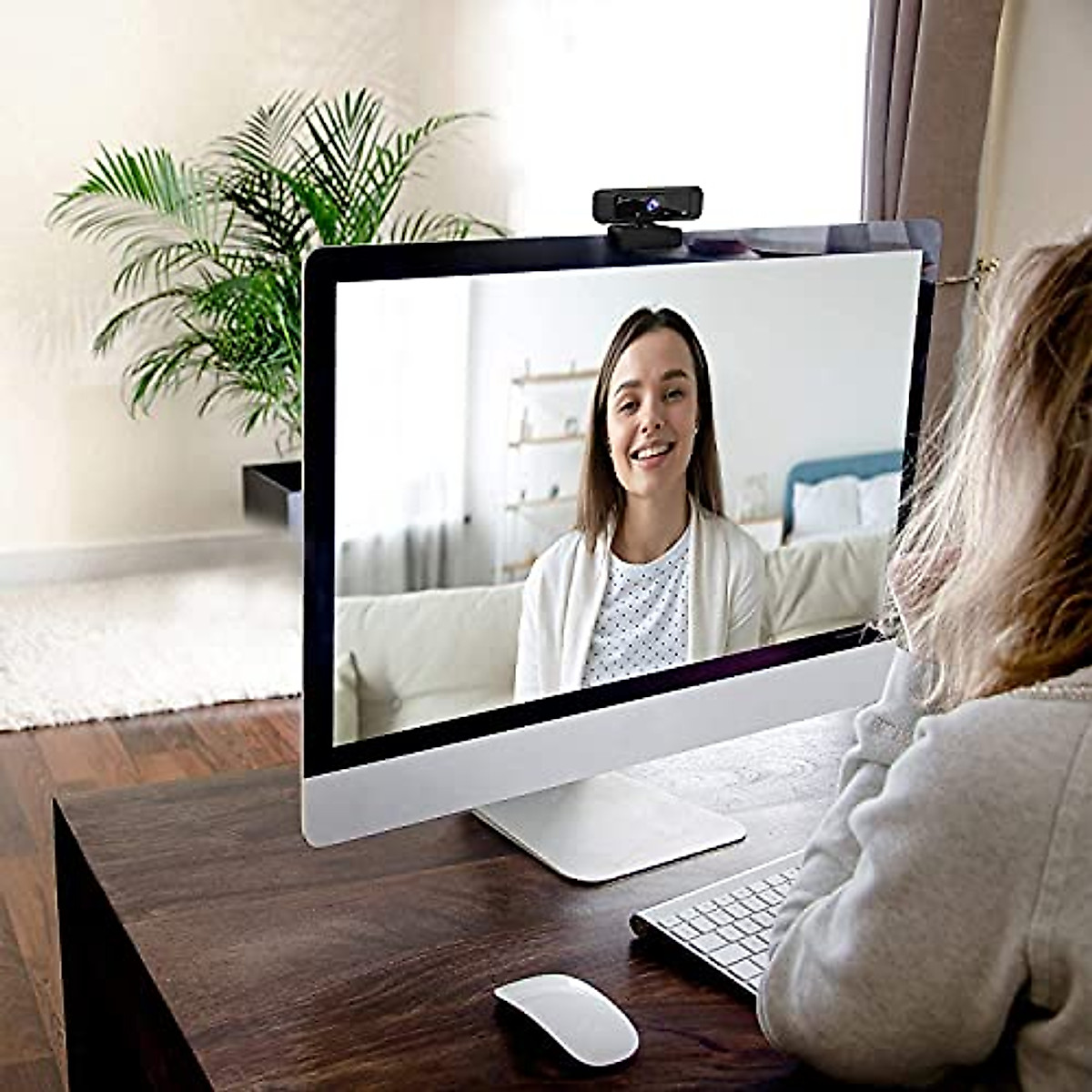 j5create USB Streaming Webcam - 1080P HD with 360° Rotation, High Fidelity Microphone, Plug and Play for PC/Mac/Laptop/Desktop/Skype/YouTube/Zoom/Facetime, Suitable for Conferencing/Calling (JVCU100)