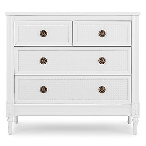 Delta Children B0CBQTYG76, Dresser w Interlocking, Bianca White