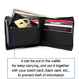 8 Pieces RFID Blocking Cards, NFC Contactless Cards Protection, Credit Card Protector Contactless for Credit Cards, ID Cards, Passport (8 pcs)