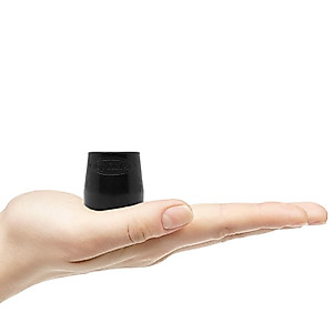 KIT: Top Glides Universal Walker Replacement Legs with Rubber Tips (Black)