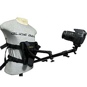 Glide Gear SNC100 Video Camera Snorricam 3rd Person DSLR Vest Hands-Free Front and Rear Body Camera Mount Harness - 1.5kg Payload - Ideal for POV and Third-Person Shooting Angles