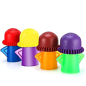UgyDuky 4 Pack Angry Mom Microwave Cleaner Microwave Oven Steam Cleaner Doll Use Water and Vinegar High Temperature Cleaning Kitchen Cleaning Tool for Home and Office