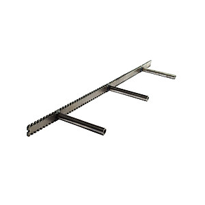 Heavy Duty Floating Shelf Bracket - 1 1/4 backplate - 9 sizes - 3/4 Rod Diameter - 4, 6, and 9 inch rod length