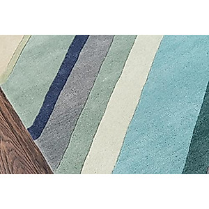 Novogratz Delmar Collection Ultralight Area Rug, 5'0" x 8'0", Blue