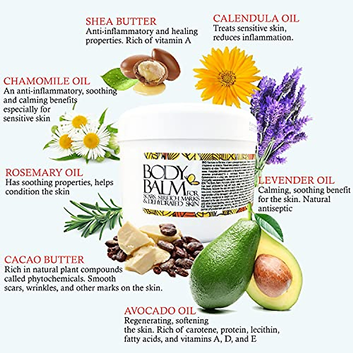 Stretch Mark Remover Cream | Firming, Hydrating, Tightening, Improves Skin Elasticity | Deep Moisturizing Post-Pregnancy Body cream for stretch marks | Naturally-Sourced Extracts and Oils Formula