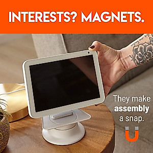 Made for Amazon Tilt + Swivel Stand, for the Echo Show 8 (2021 Release)