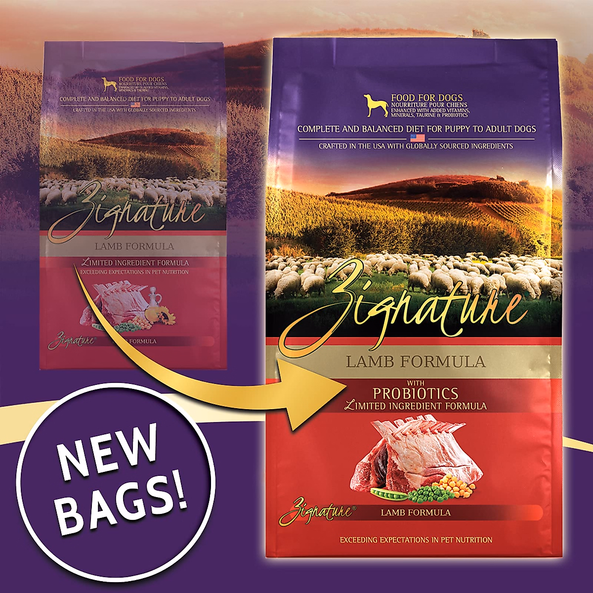 Zignature Lamb Formula Grain-Free Dry Dog Food 4lb