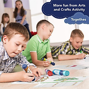 DOODLE HOG Washable Dot Markers for Toddlers Kids Preschool | 8 Colors Bingo Markers | Non Toxic Toddler Arts and Crafts Supplies | Paint Markers for Kids | PDF with 200 Dot Art Activity Sheets