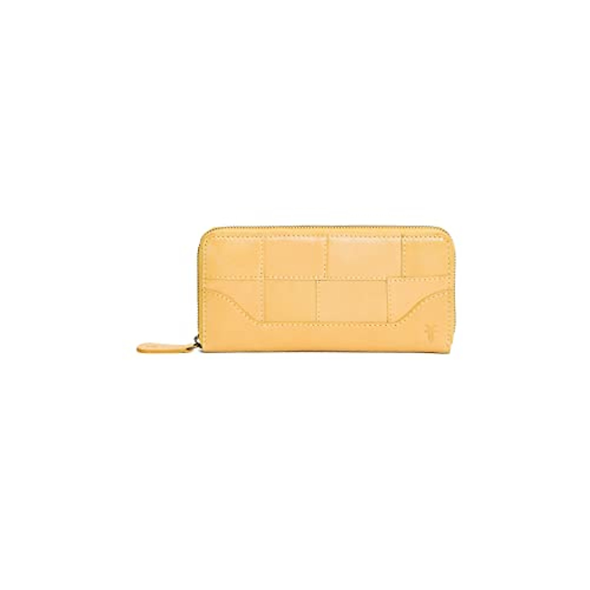 Frye Melissa Patchwork Zip Wallet, Yellow