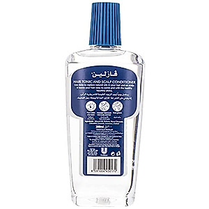 Vaseline Hair Tonic and Scalp Conditioner | Mens Retro Hair Shine, Styling and Conditioning Tonic for Dry Scalp | Small Bottle 200ml