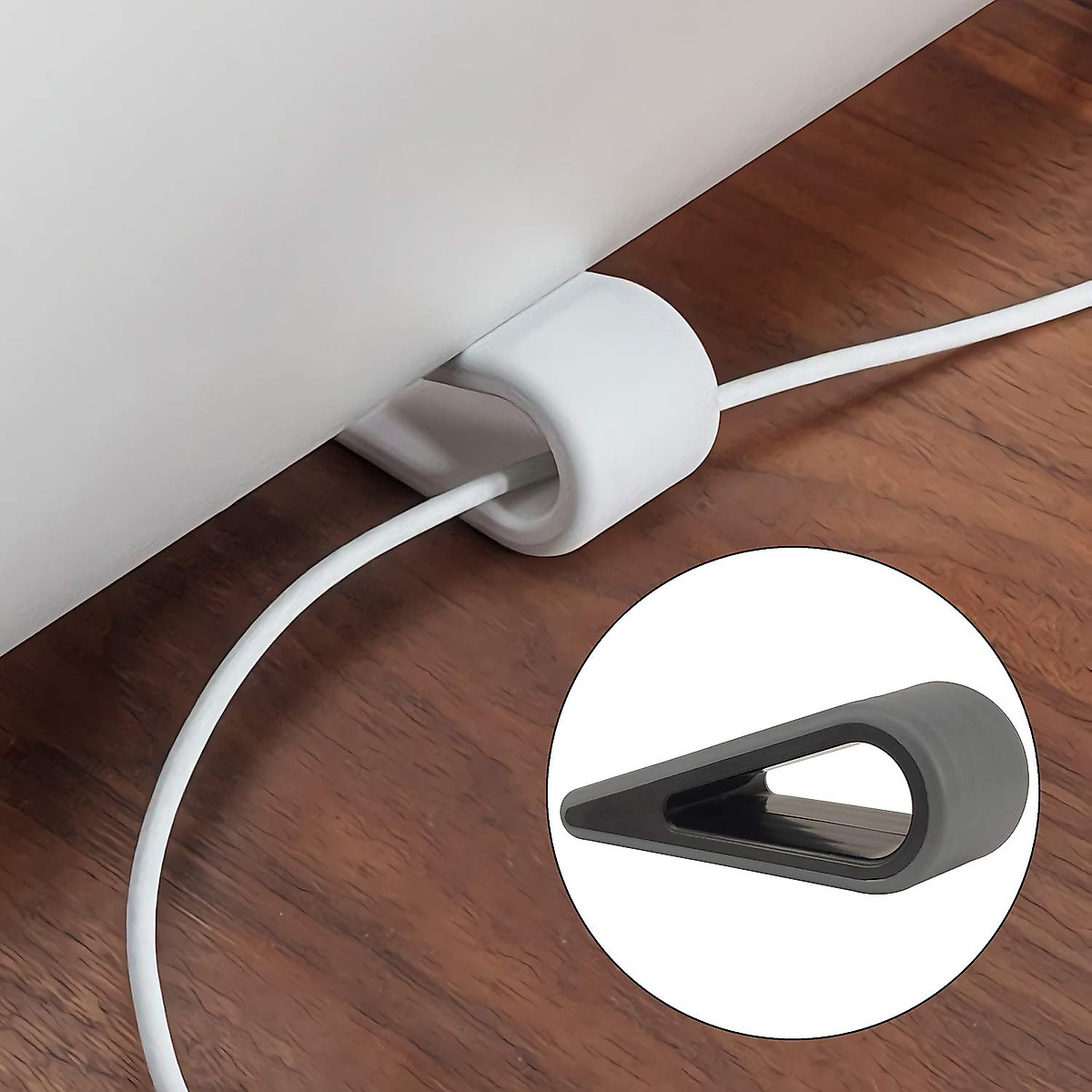 Laptop Notebook Stands Holder, Yeebline Universal 4-Pack Anti-Slip Durable Silicone Tilting Wedge Riser for Desk, Ultra Compact Portable Ventilated Stand and Elevated Feet for Tablet Keyboard (Grey)