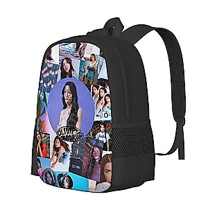 TUNLEY Olivia Singer Rodrigo Backpack Large Capacity Leisure Travel Backpack Book Bag Outgoing Daypack 12.5x5.5x16.5 inch