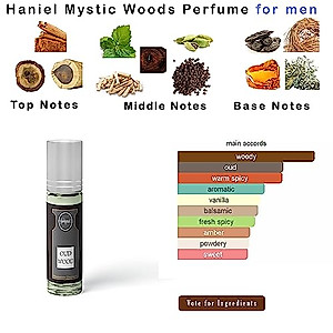 Haniel Perfume Oil for Men: Unleash Your Irresistible Charm with Enigmatic Oud - Embrace the Captivating Scent and Radiate Confidence!