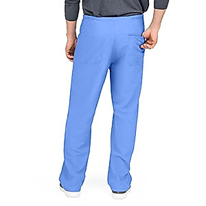 Medline PerforMAX Reversible Drawstring Scrub Pant, MDL-cm, Medium, Ceil Blue