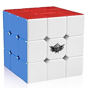 D-FantiX Cyclone Boys 3x3 Speed Cube Stickerless Magic Cube 3x3x3 Puzzles Toys (56mm)