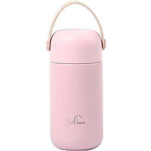 Yerbam 5.5oz Mini Tumbler Stainless Steel Vacuum Insulated Water Bottle Double Wall Thermos Flask Small Size BPA Free Leakproof (brink pink)