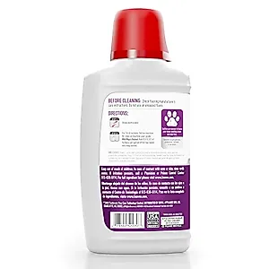 Hoover Pet Portable Spot Cleaner Solution, 32 oz., Tropical Breeze Scent, Upholstery and Carpet Shampoo Solution, Eliminates Pet Messes and Odors, Designed for Hoover CleanSlate Spot Cleaner