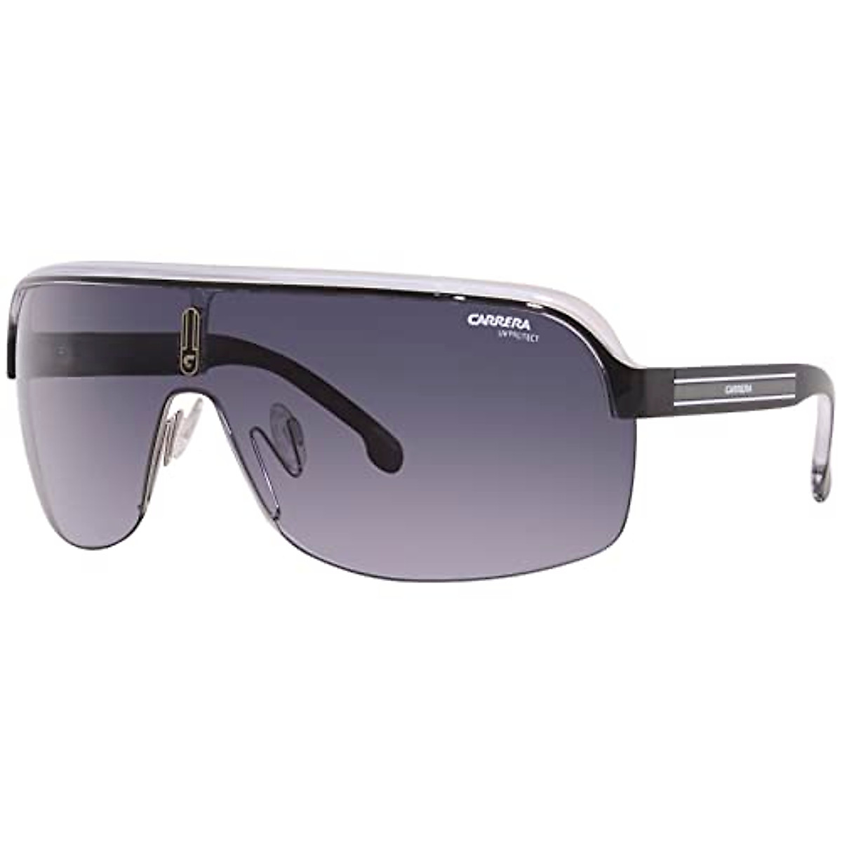 Carrera TOPCAR 1/N Black White/Grey Shaded 99/1/115 men Sunglasses