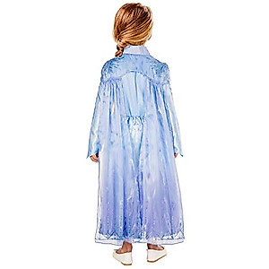 Disney Girls Dress Up Costume Frozen Blue 4