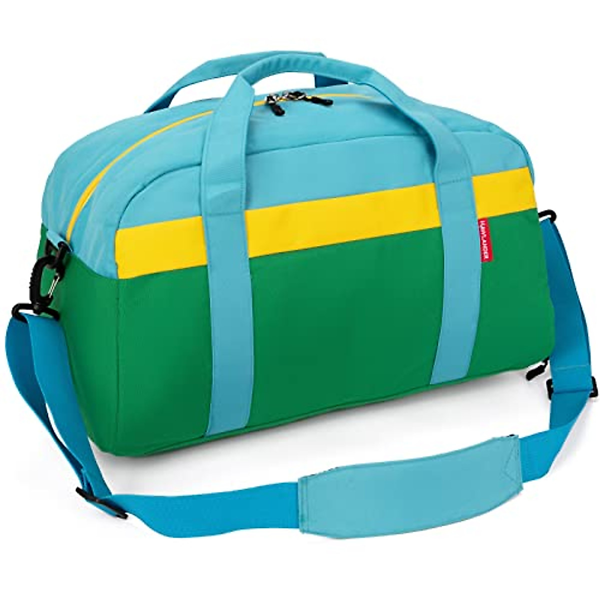 HawLander Kids Duffle Bag for Boys or Girls, Fit School Practice, or Overnight Travel (Green)