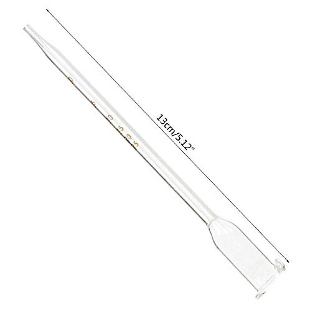 kobeIeen 13cm Wine Making Meter Tester for Wine with Measure Test Concentration Meter Glass