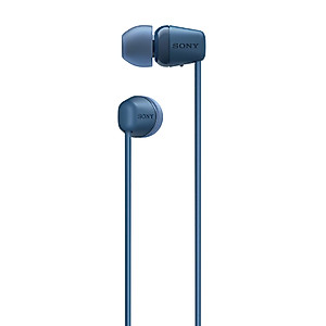 Sony WI-C100 Wireless in-Ear Bluetooth Headphones with Built-in Microphone, Blue