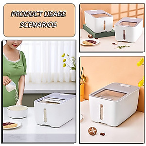 Rice Container, 22lbs Rice Storage Container, Slide Lid Rice Container, Cereal and Pantry Storage containers, Storage containers for a Pantry, Dry Food Storage containers