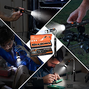 Lenski Gifts for Men, Valentines Day Gifts for Him Magnetic Pickup Tools, Birthday Gifts for Men, Gifts for Dad Him, Gifts for Men Who Have Everything, Cool Stuff Gadgets for Men Camping Accessories