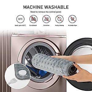 Mastlend Electric Heating Pad Extra Large Size Moist Dry Therapy Auto Shut Off Washable Shoulder Back Pain Cramp Pad