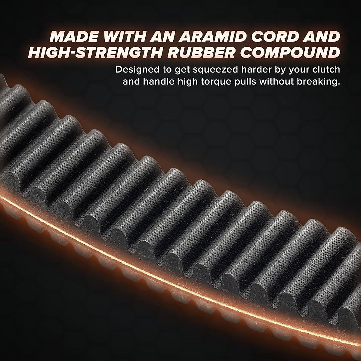 SuperATV.com Heavy Duty Extreme Badass CVT Drive Belt for 2014+ Polaris RZR XP 1000 / RZR XP4 1000 | Built to Withstand high Temps and Extreme Abuse!
